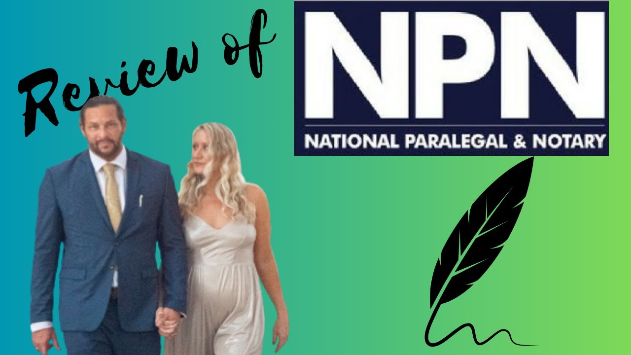 Notary Signing Service Review: NPN (National Paralegal & Notary) - YouTube