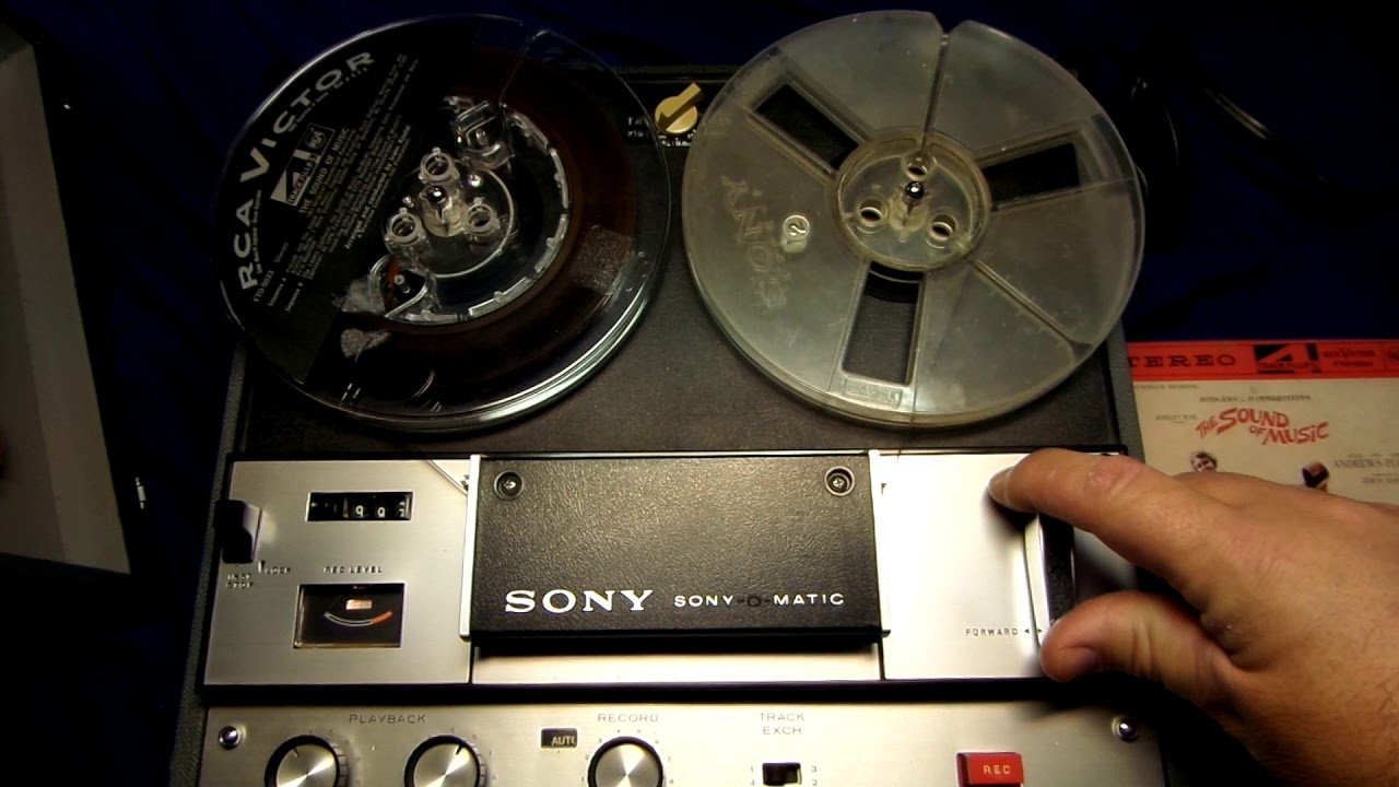 Sony TC-105A Sony-O-Matic reel to reel tape recorder/player DEMO - YouTube