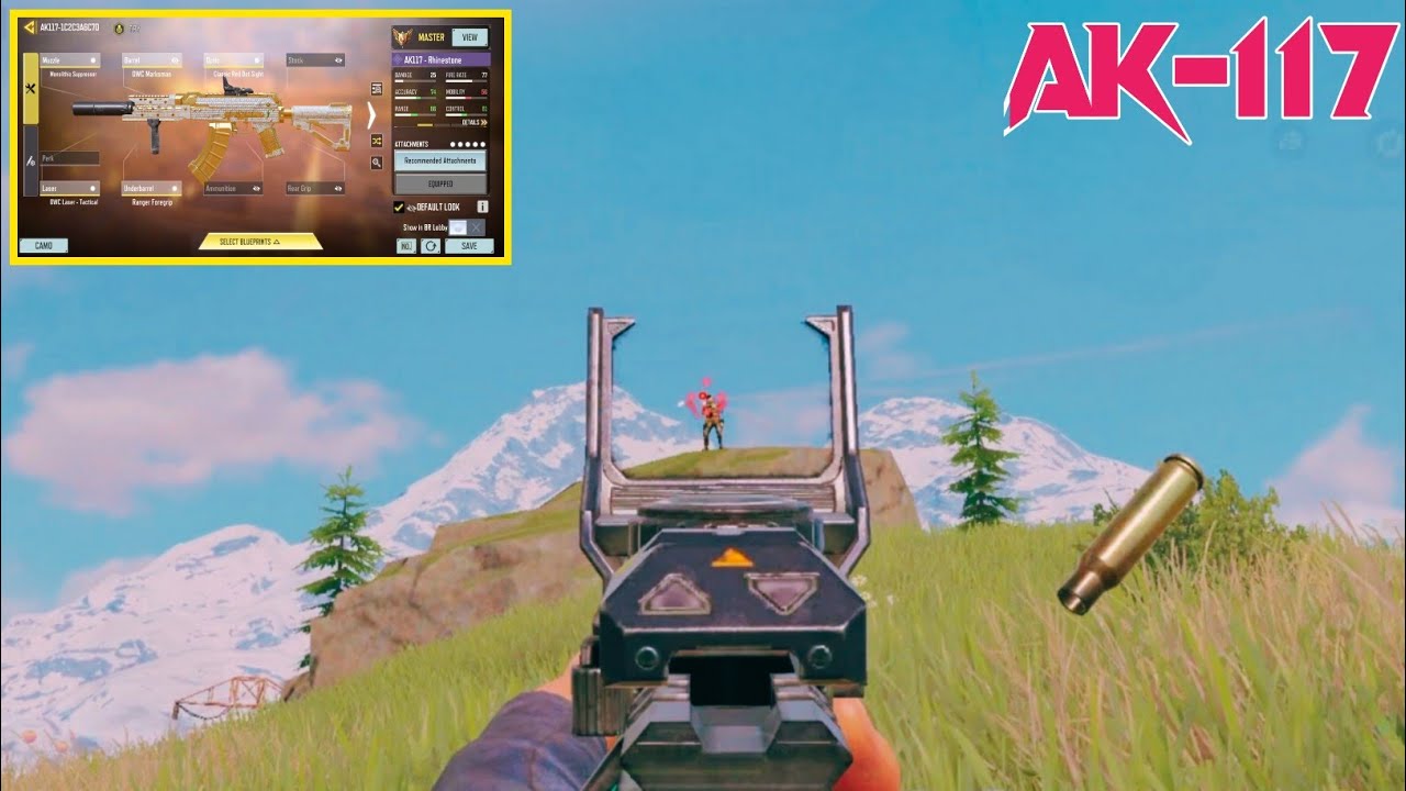 This AK117 Gunsmith!! have Zero Recoil 🤯 | Best AK117 gunsmith codm br ...