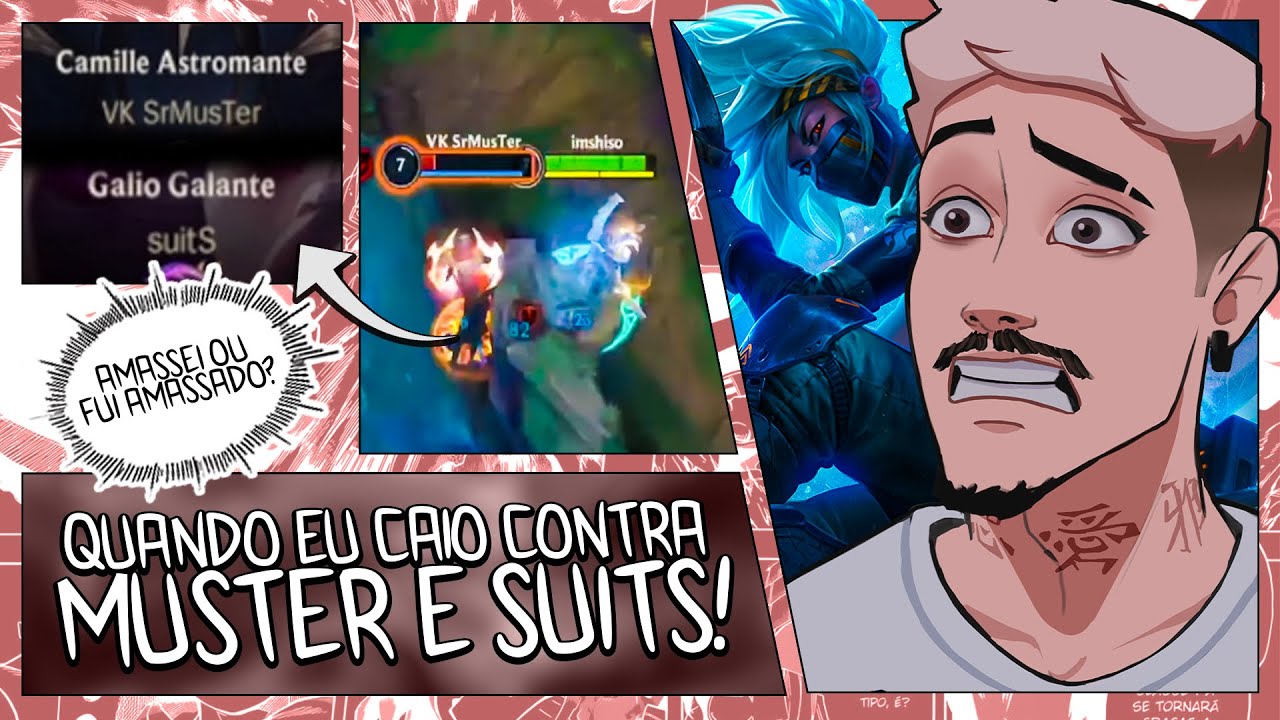E QUANDO O SHISO CAI CONTRA SR MUSTER E SUITS.. WILD RIFT - YouTube