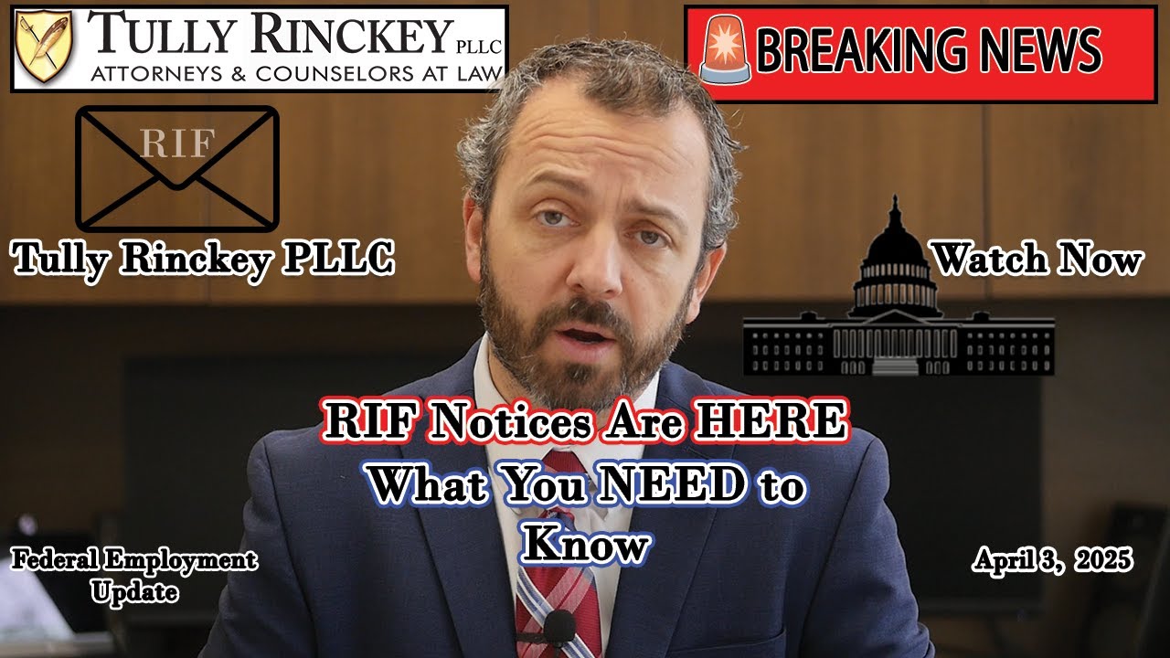 Breaking News: Federal RIF Notices Are Rolling Out — What Federal ...