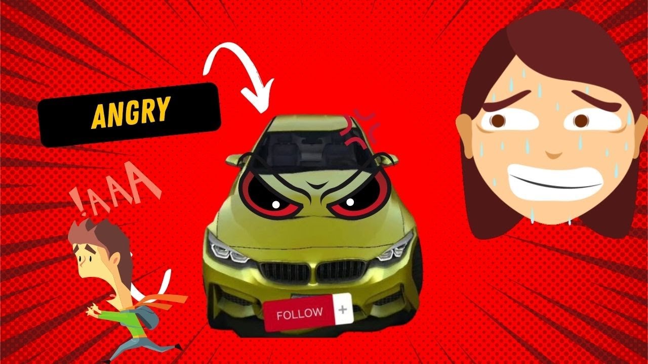 Angry BMW gold look in Extreme car driving simulator game 🤬🤬 - YouTube