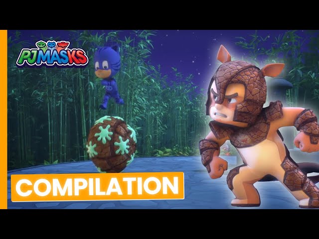 Splat Monster Attacks! Who can stop it? | Compilation | PJ Masks ...