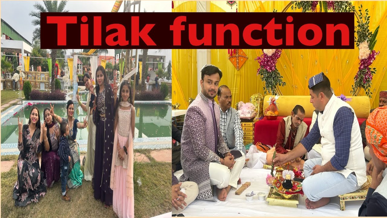 Tilak function me ho gaya dhamal😀🤷‍♀️#tilak ceremony #siswedding # ...