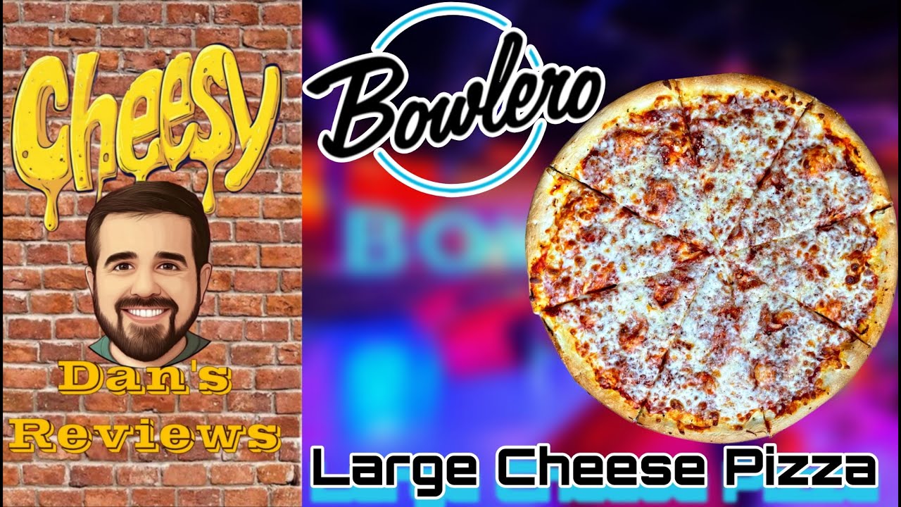 Bowlero Cheese Pizza Review. A gutter ball? - YouTube