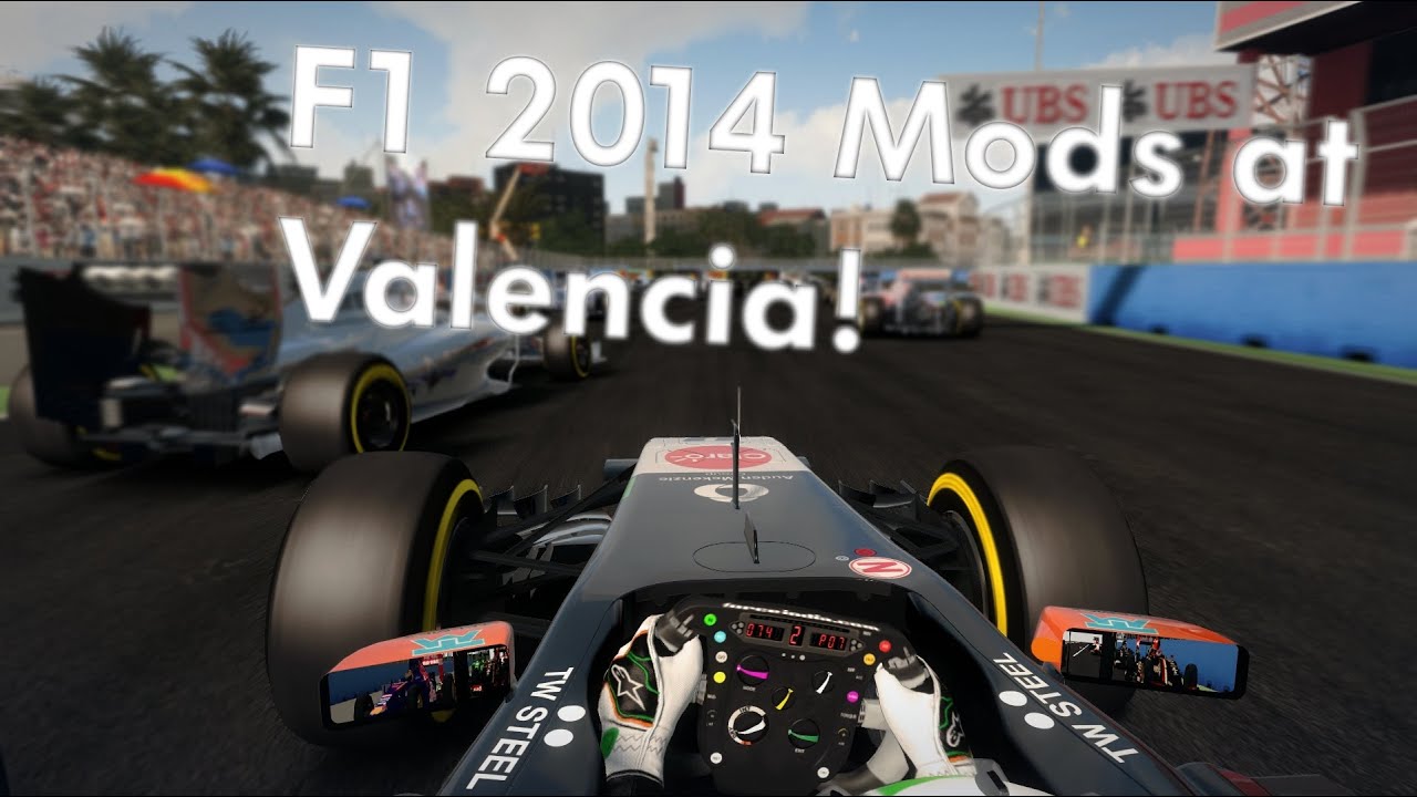 F1 2014 Extra Tracks MOD - Valencia (Realistic Damage MOD) - YouTube