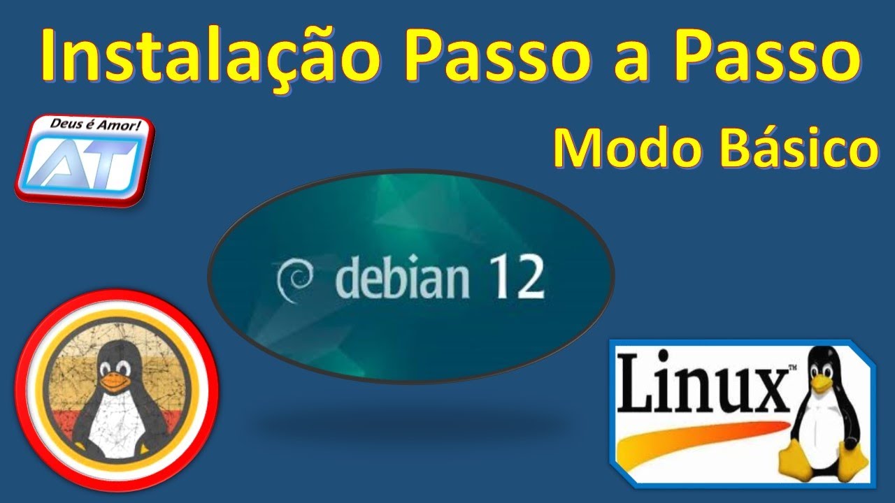 Debian 12 Bookworm Linux - Instalação Modo Básico Passo a Passo - YouTube