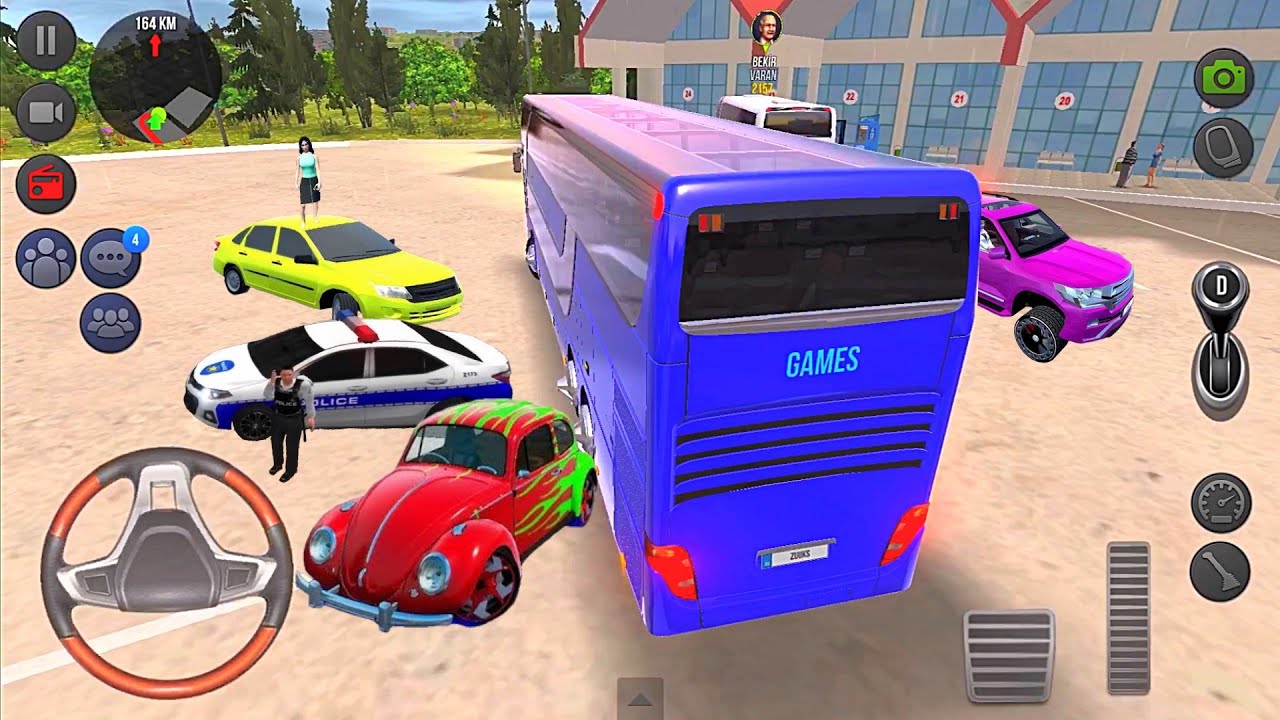 버스 터미널 야간 도시 운전 🚌👮 버스 시뮬레이터 궁극기 Best 2021 자동차 시뮬레이터 게임 Androidios 게임 플레이 Youtube