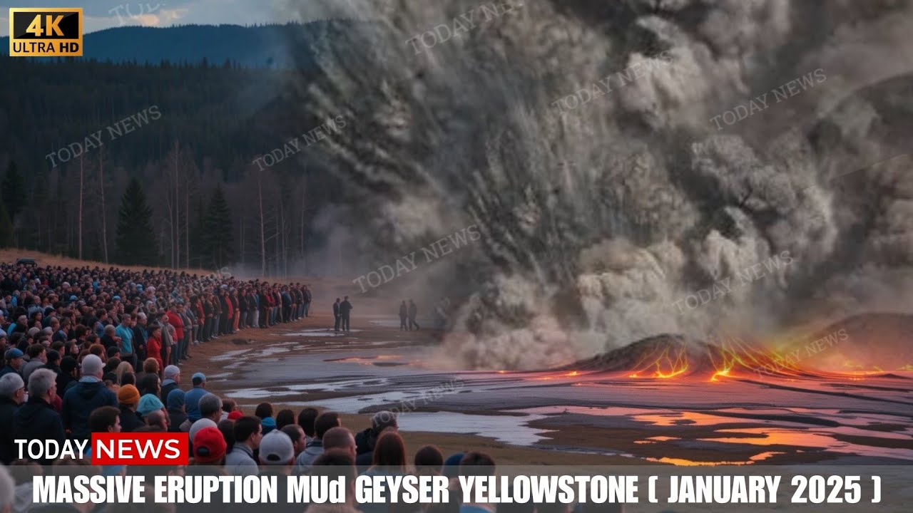 Terrifying Today! 2nd Huge Eruption Of Geyser In Yellowstone Park! The ...