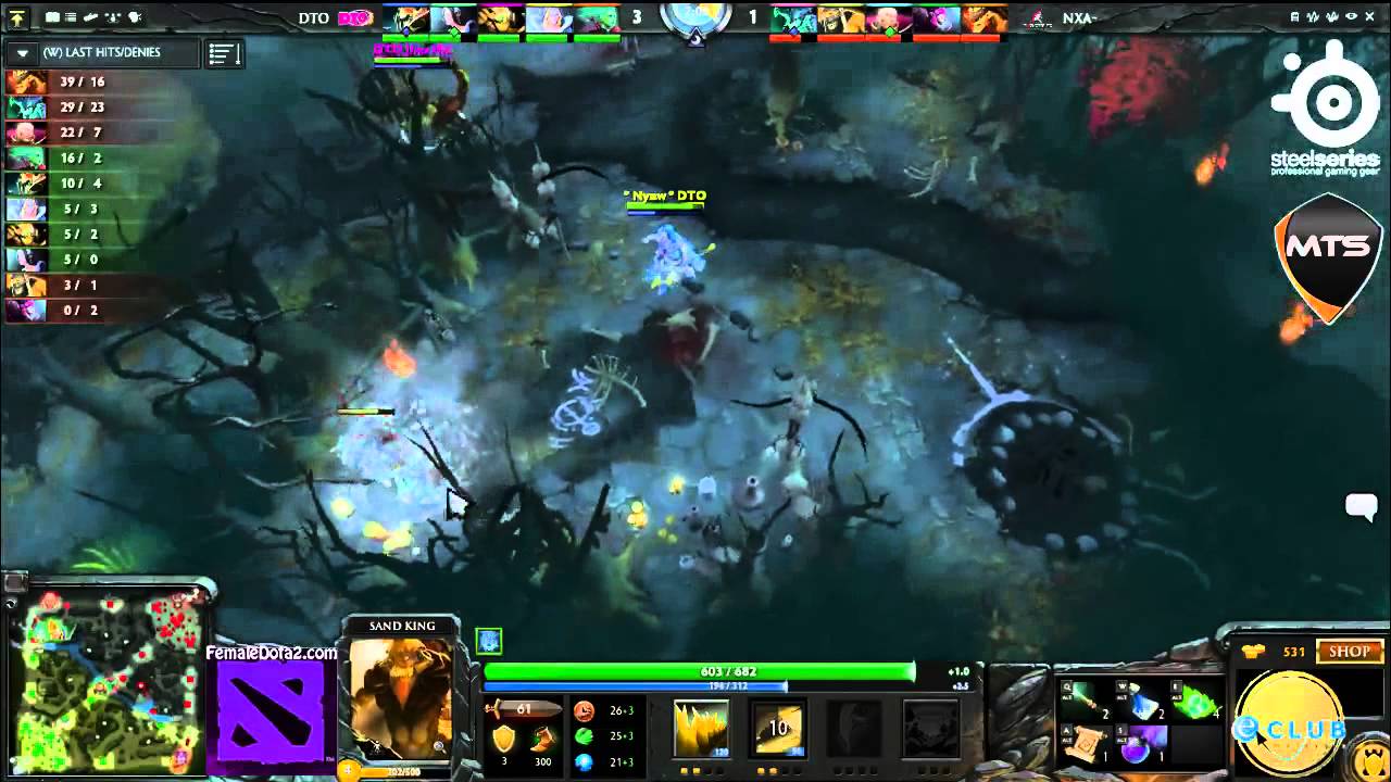 nXa-Ladies vs DTO (Female Dota 2 SEA League) - Game 1 - YouTube