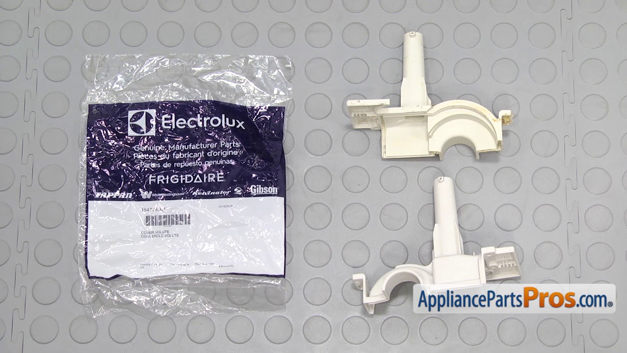 How To: Frigidaire/Electrolux Pump Cover 154724001 - YouTube