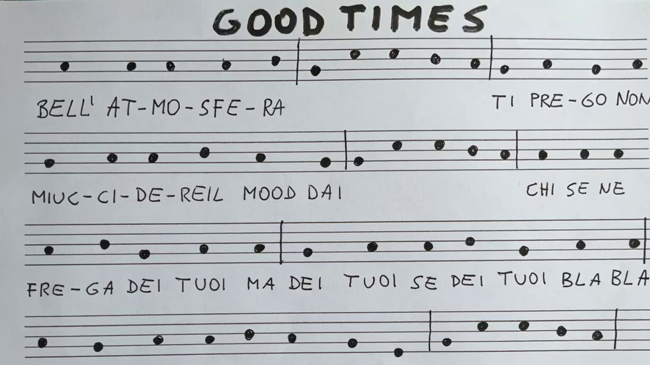 Ghali Good times tutorial terze - YouTube