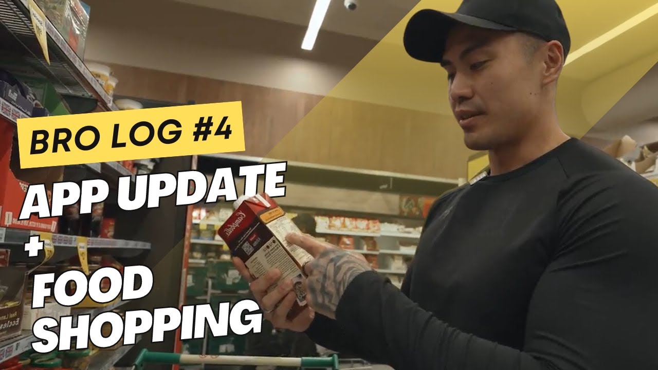 Bro Log 4: Slegion App Update + Gym Bro Food Shopping - YouTube