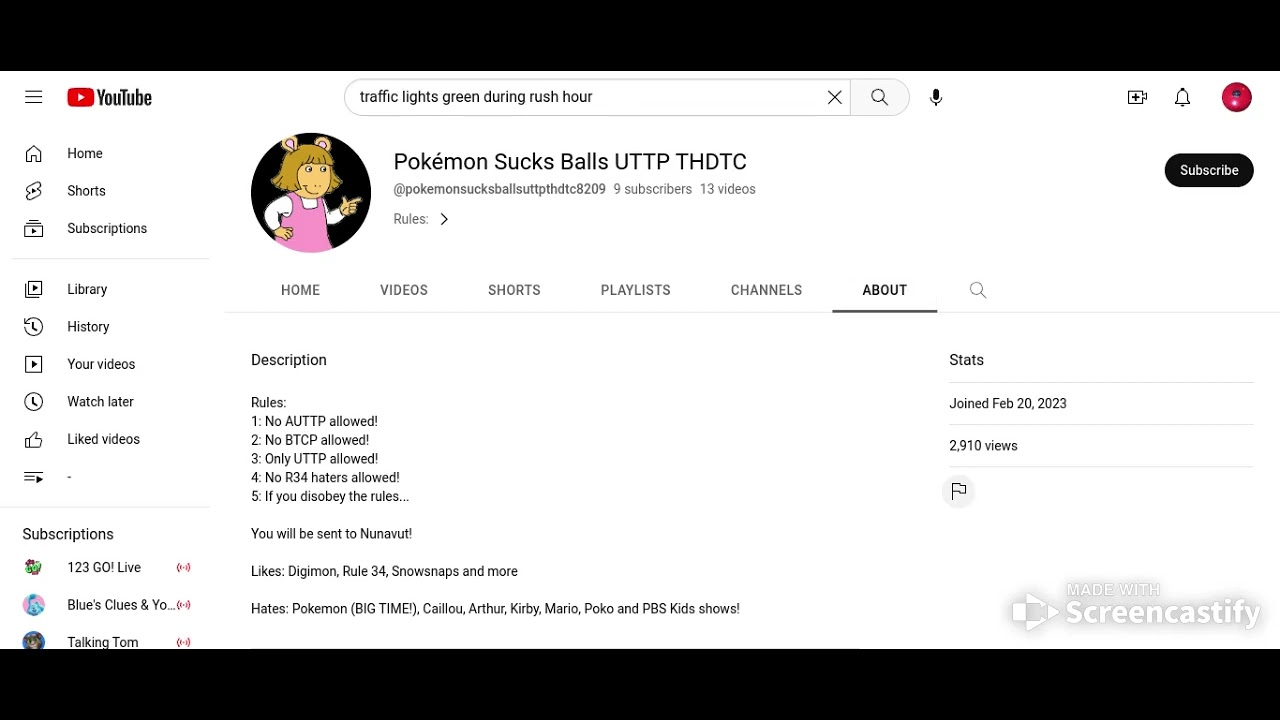 BTCP Hater Detected directly on radar. - YouTube