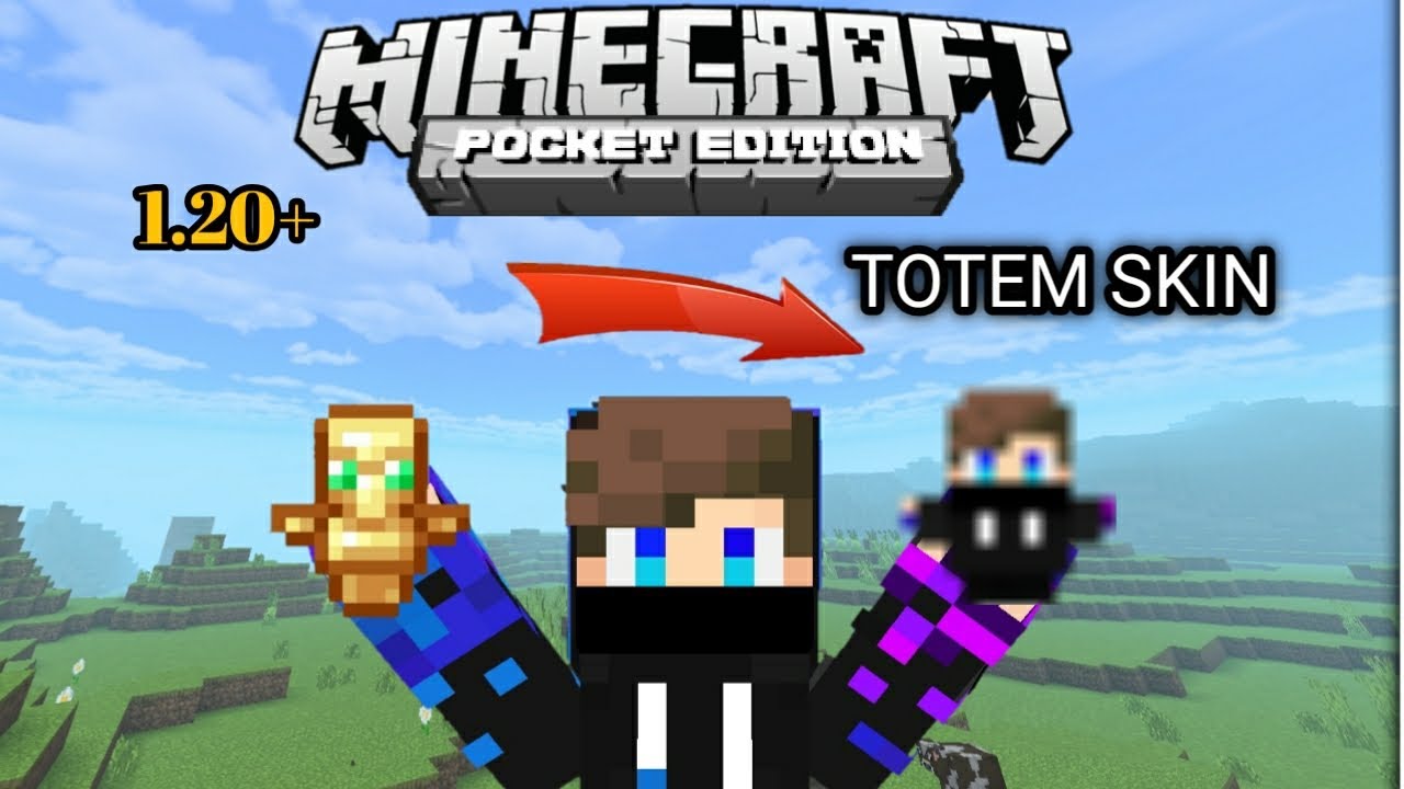 HOW TO APPLY SKIN TO TOTEM || MINECRAFT 1.20|| ITS HARSH GAMING - YouTube