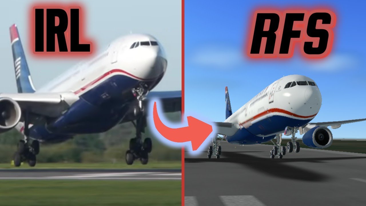 The World's Smoothest Landing Recreated In RFS! (-7FPM) - YouTube