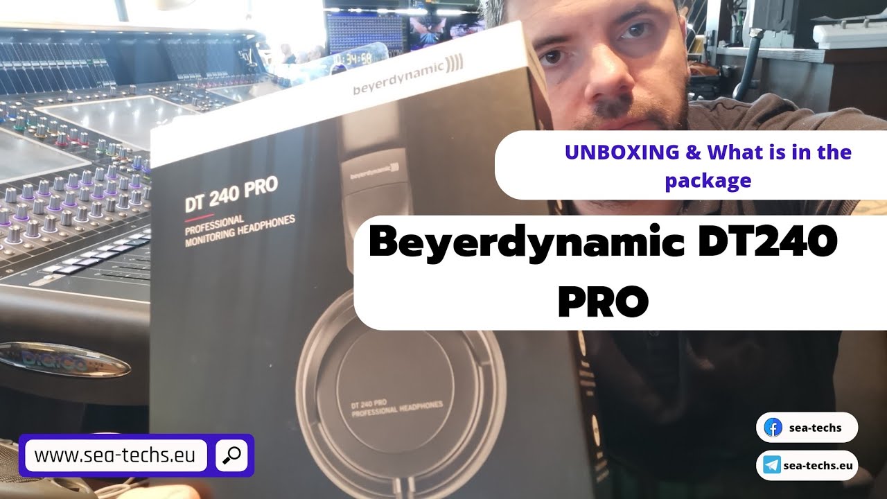 Unboxing @beyerdynamic DT 240 PRO | #headphones | what is in the ...