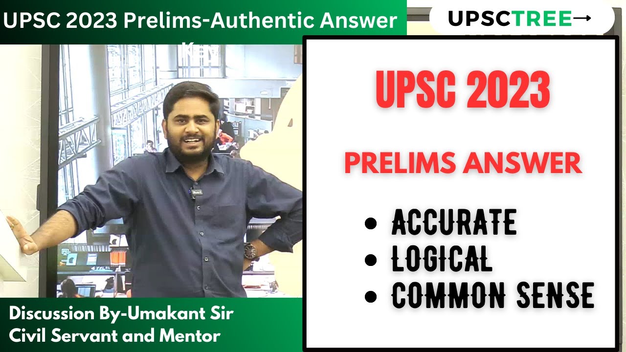 UPSC 2023 Prelims - Answer Key and Analysis - YouTube