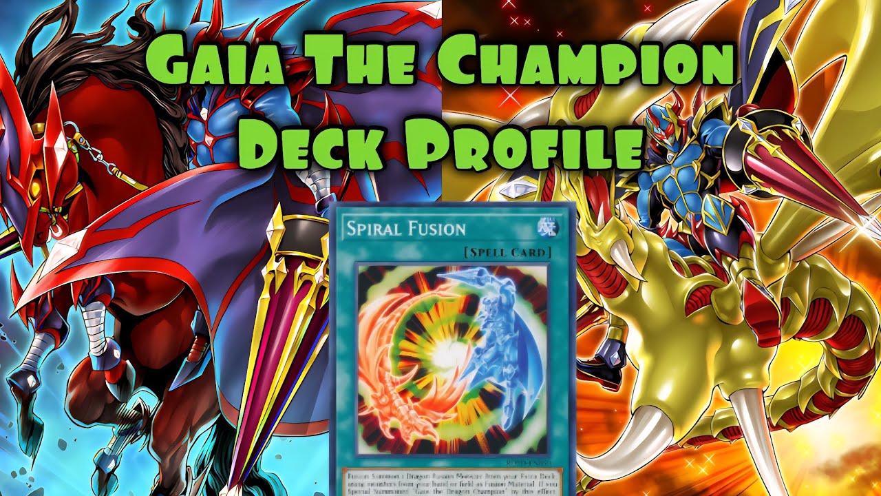 Yu-Gi-Oh Gaia The Dragon Champion Deck Profile 2025 - YouTube