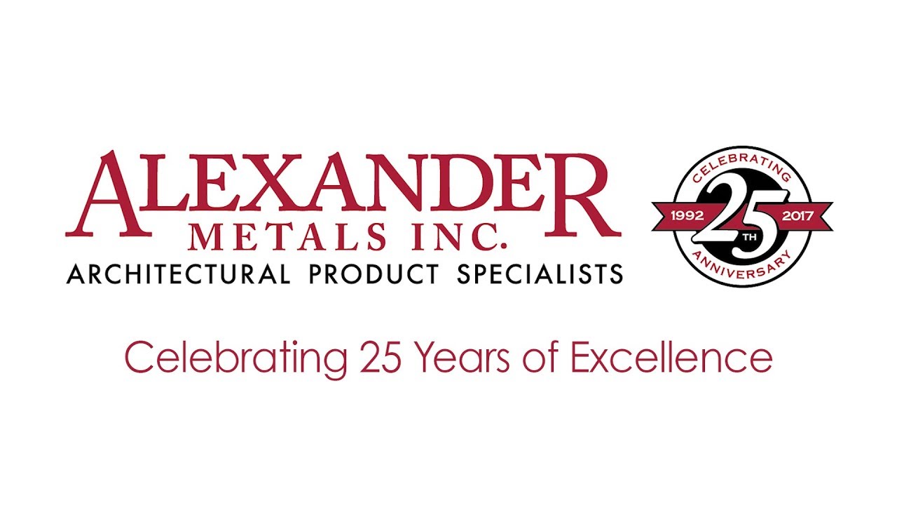 Alexander Metals: 25 Years of Excellence - YouTube