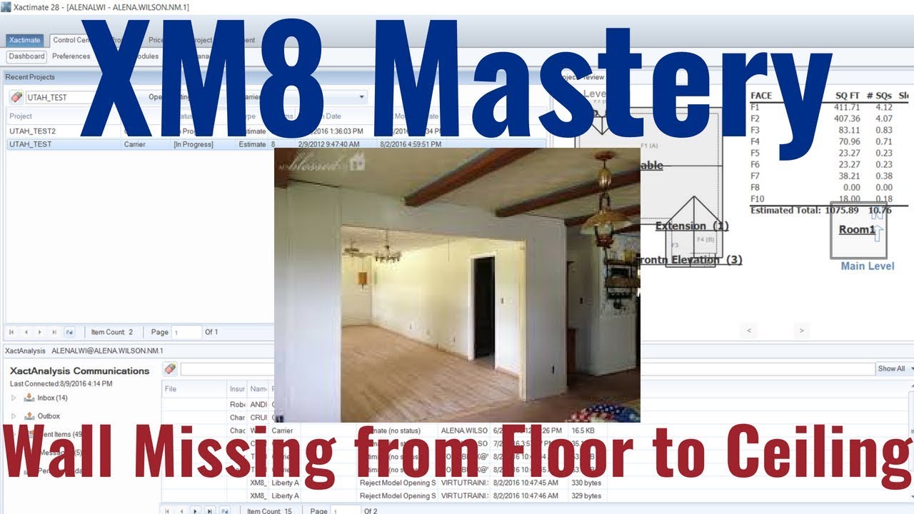 Wall Missing from Floor to Ceiling - YouTube