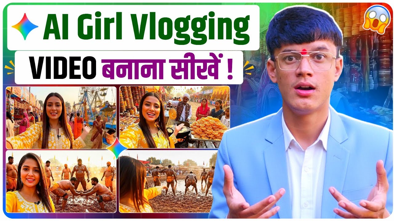 😱 Google Flow से Realistic AI Vlog Video कैसे बनाएं | 🔥 Ultra Realistic ...
