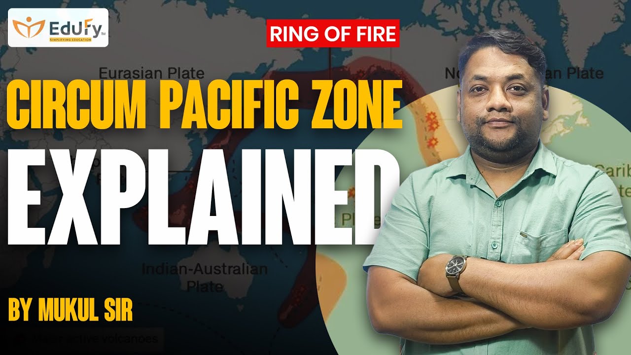 Understanding the Circum-Pacific Zone (Ring of Fire) | Explained by Mukul Sir #edufy #education ...