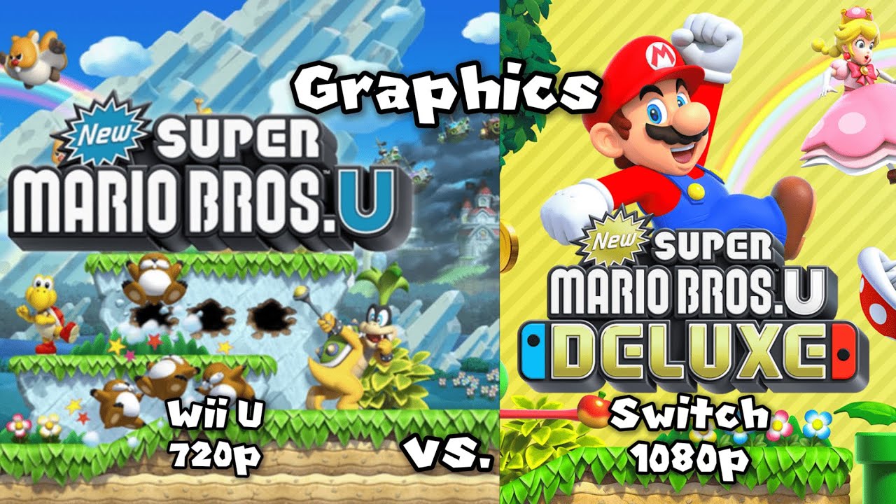 New Super Mario Bros. U: Wii U vs. Switch Graphic Comparison - YouTube