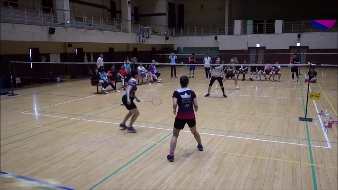 Amazing Left handed Lady Player - Fun Womens Doubles - YouTube