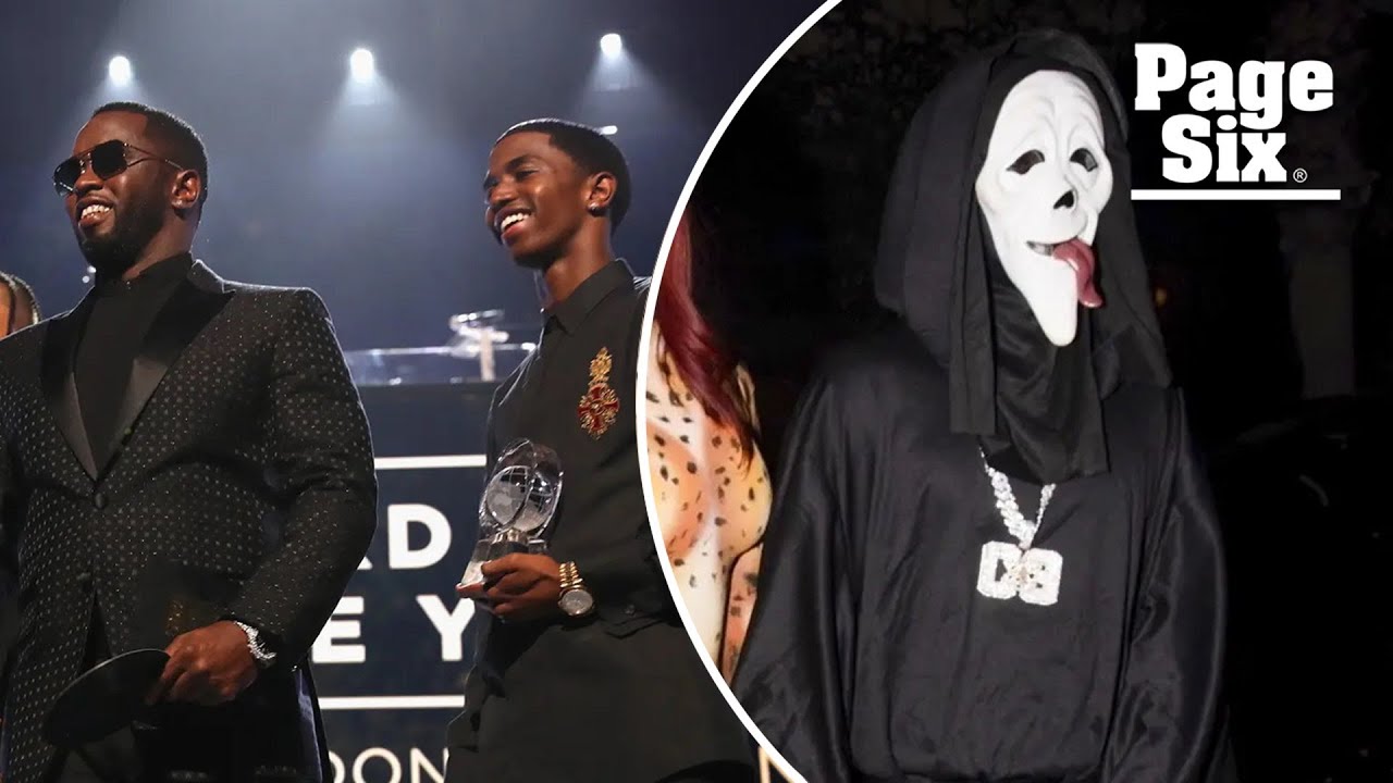 Diddy's son Christian hits the town as Ghostface for Halloween party ...