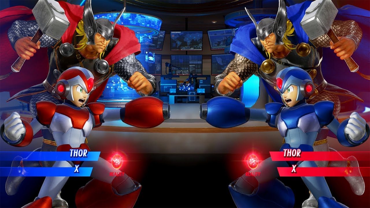 Mega Man X & Thor VS Mega Man X & Thor (Very Hard) - Marvel vs Capcom ...