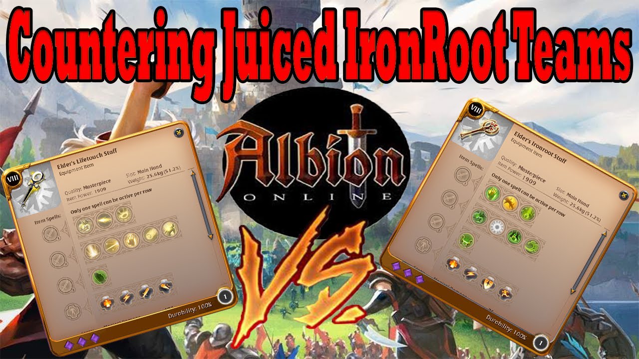 How to Counter Ironroot 2v2 HG : Albion Online - YouTube