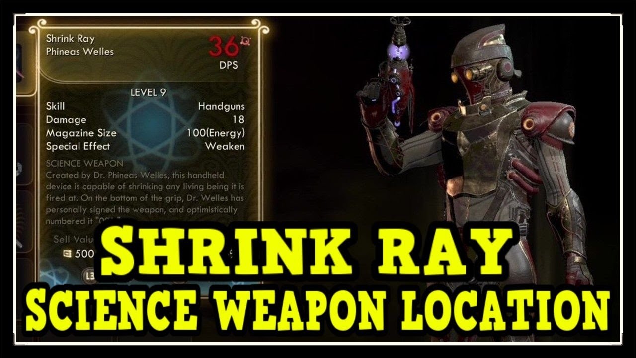 The Outer Worlds Shrink Ray Location - Science Weapon Location Guide ...