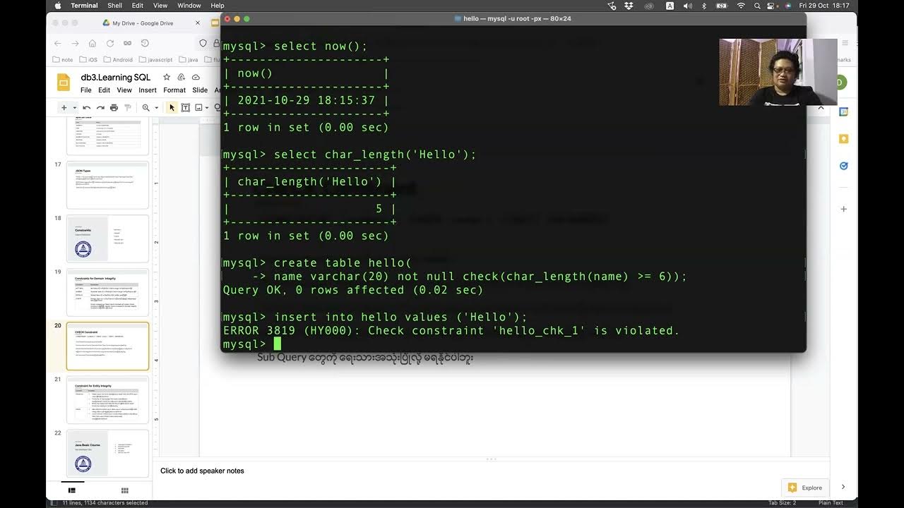 DB01-25 Check Constraints - YouTube
