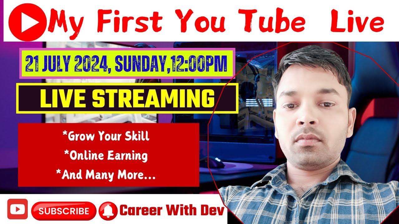 My First You Tube Live Streaming - YouTube