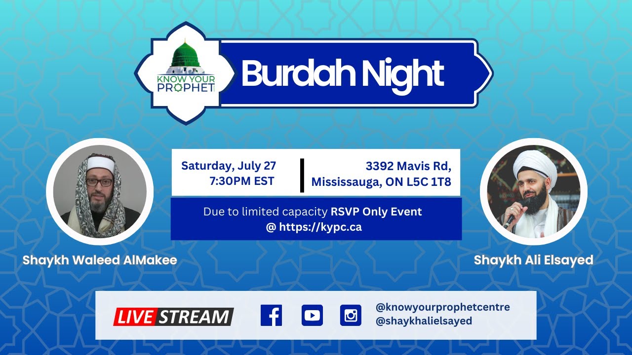 Monthly Burdah Night at KYPC - YouTube