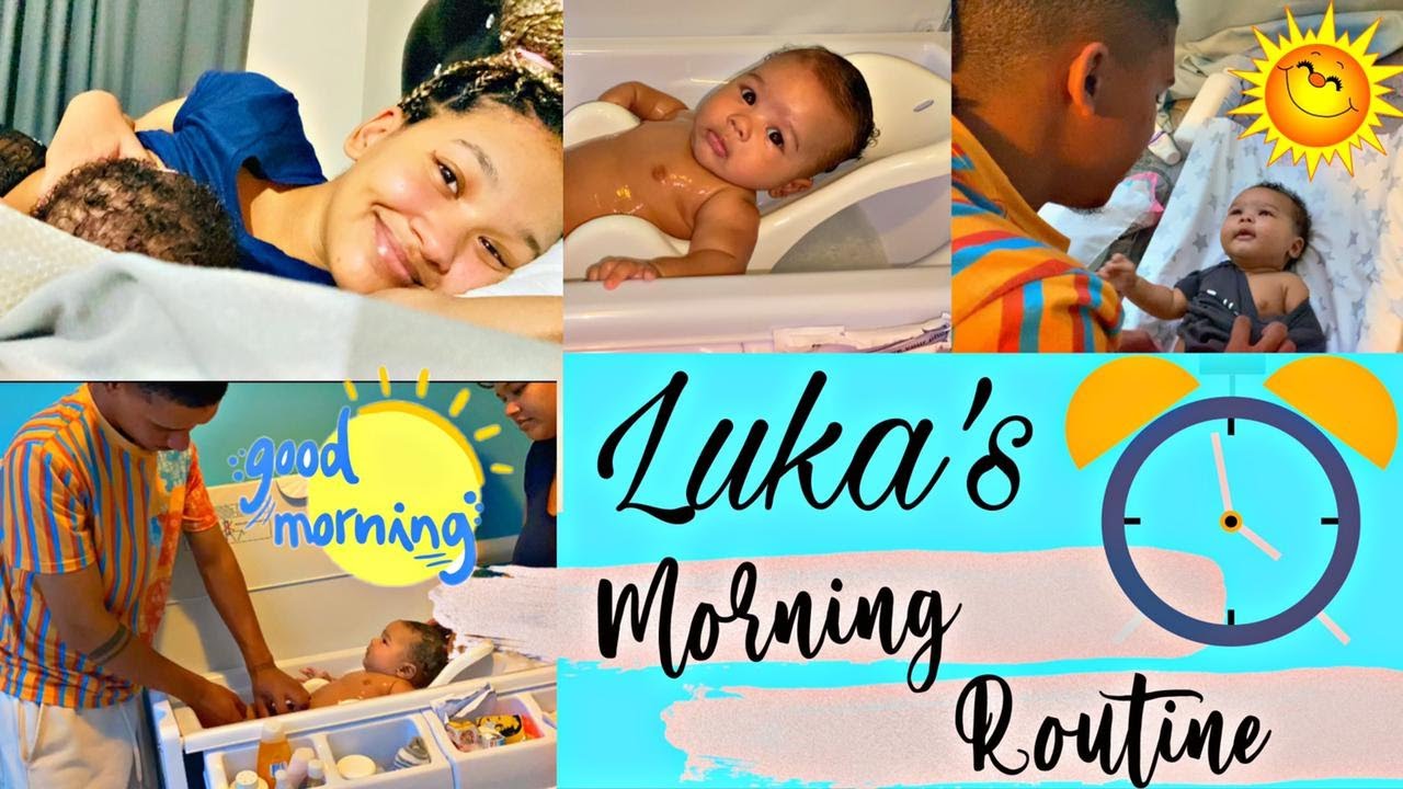 OUR BABY'S MORNING ROUTINE 👶🏽 ️ - YouTube