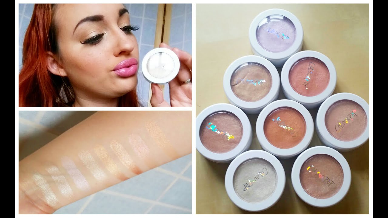 Colourpop Cosmetics Highlighters | Review + Swatch - YouTube