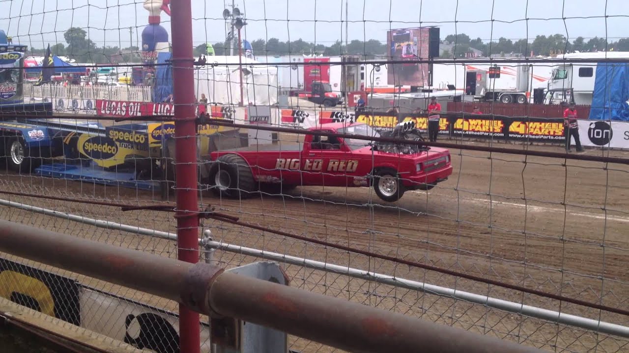 Super Modified 2WD Truck "Big Ed Red" 8/9/15 - YouTube