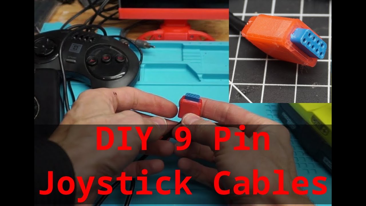 Making a 9 Pin Joystick Cable (for Sega Genesis, Commodore 64 ...