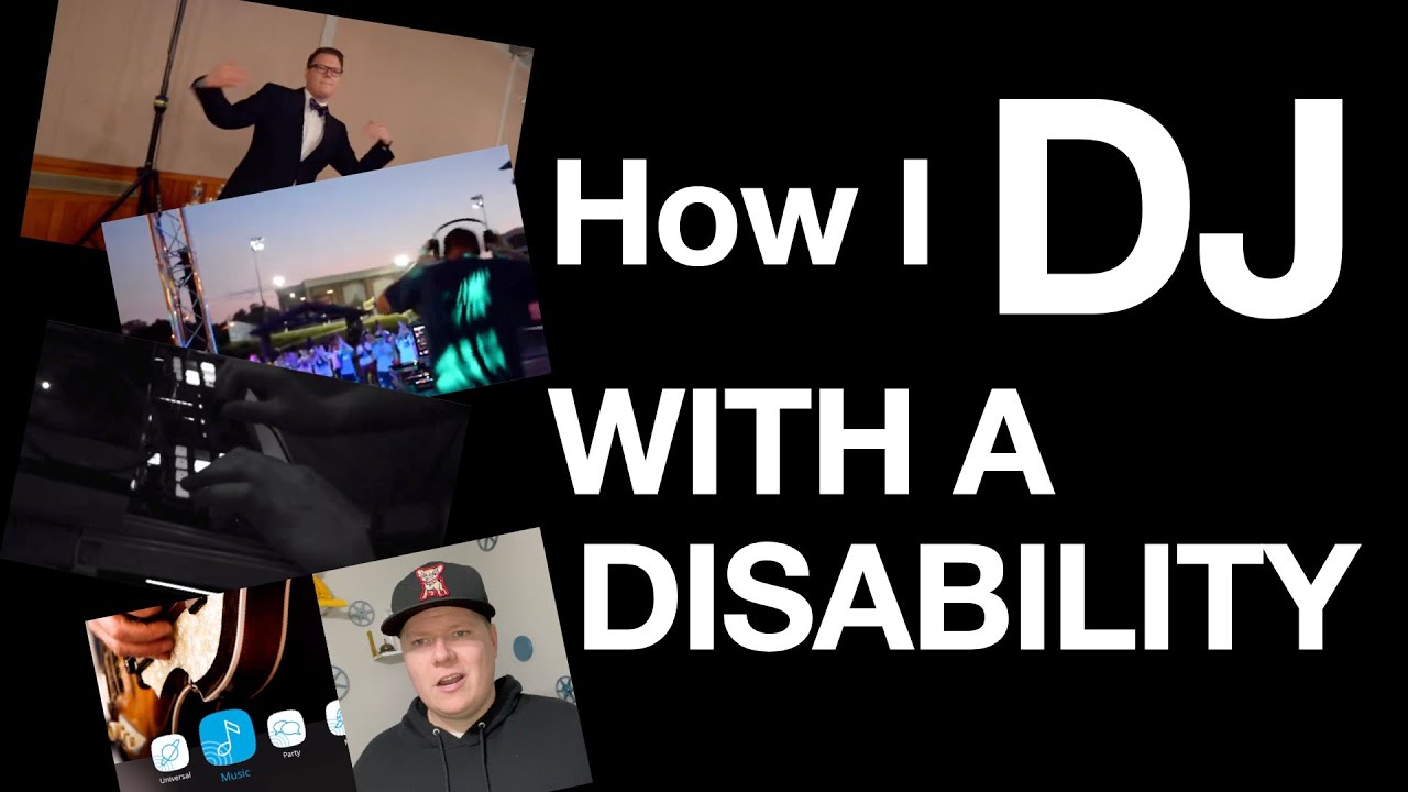 Deaf-Blind DJ | Legally Blind and Hard of Hearing - YouTube