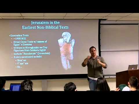 Dr. Robert R. Cargill on Egyptian Execration Texts Mentioning Jerusalem ...