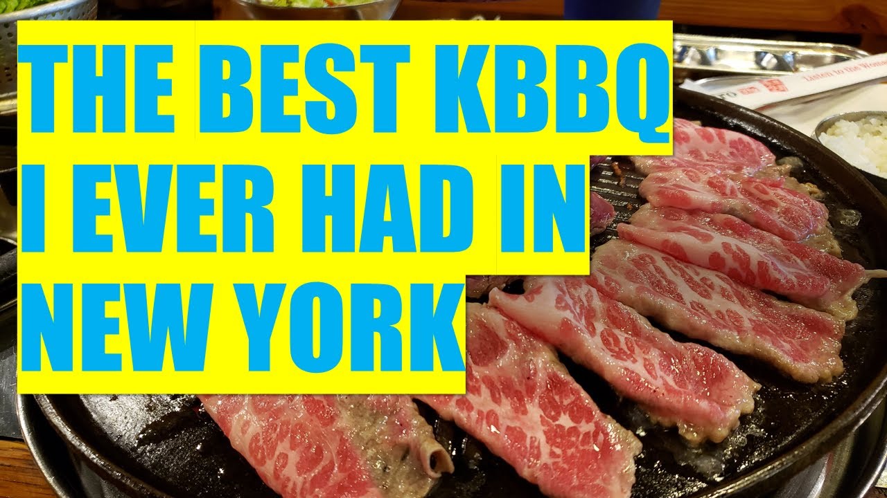 THE BEST KBBQ I EVER HAD IN NEW YORK - YouTube