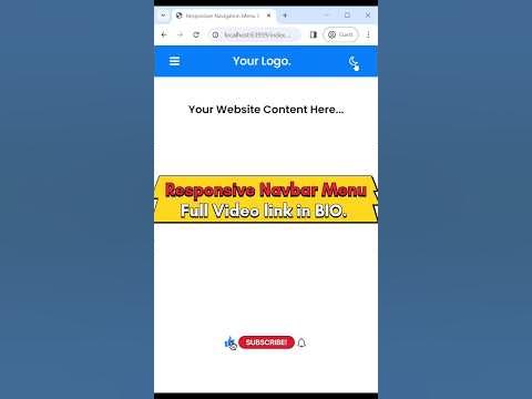 Master the Art of Creating a Responsive Navigation Menu Bar # ...