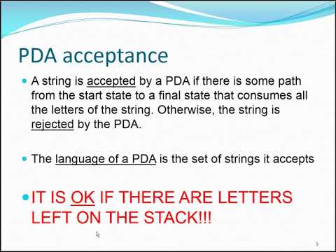 Foundations 10 06 Common PDA Misunderstanding - YouTube