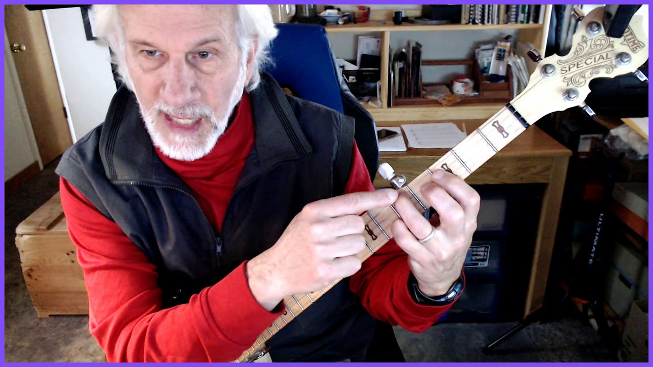 Major and Minor Chord positions on the Banjo - YouTube