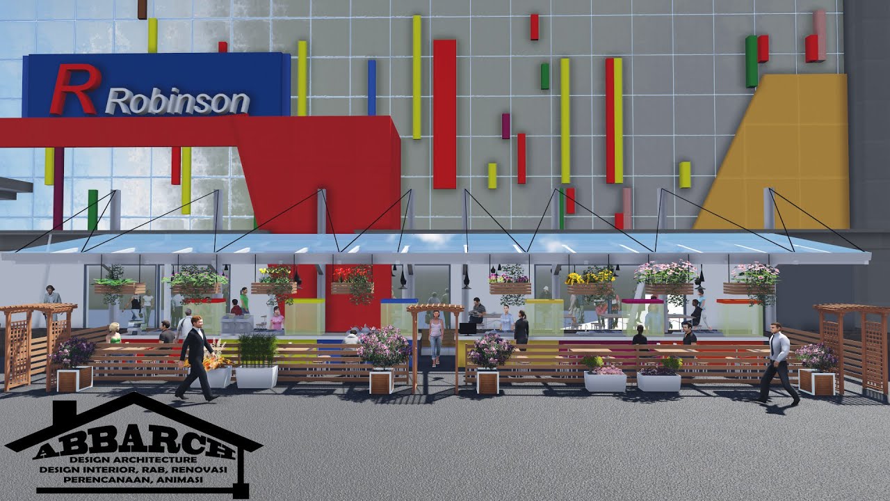 jika robinson solo dibuat foodcourt seperti ini - YouTube