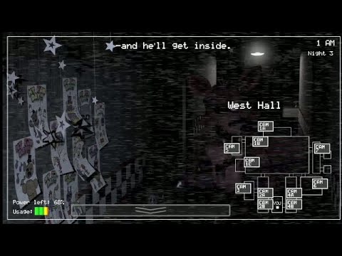 Foxy Boss Fight [Night 3] (FNaF In Real Time) Gameplay - YouTube