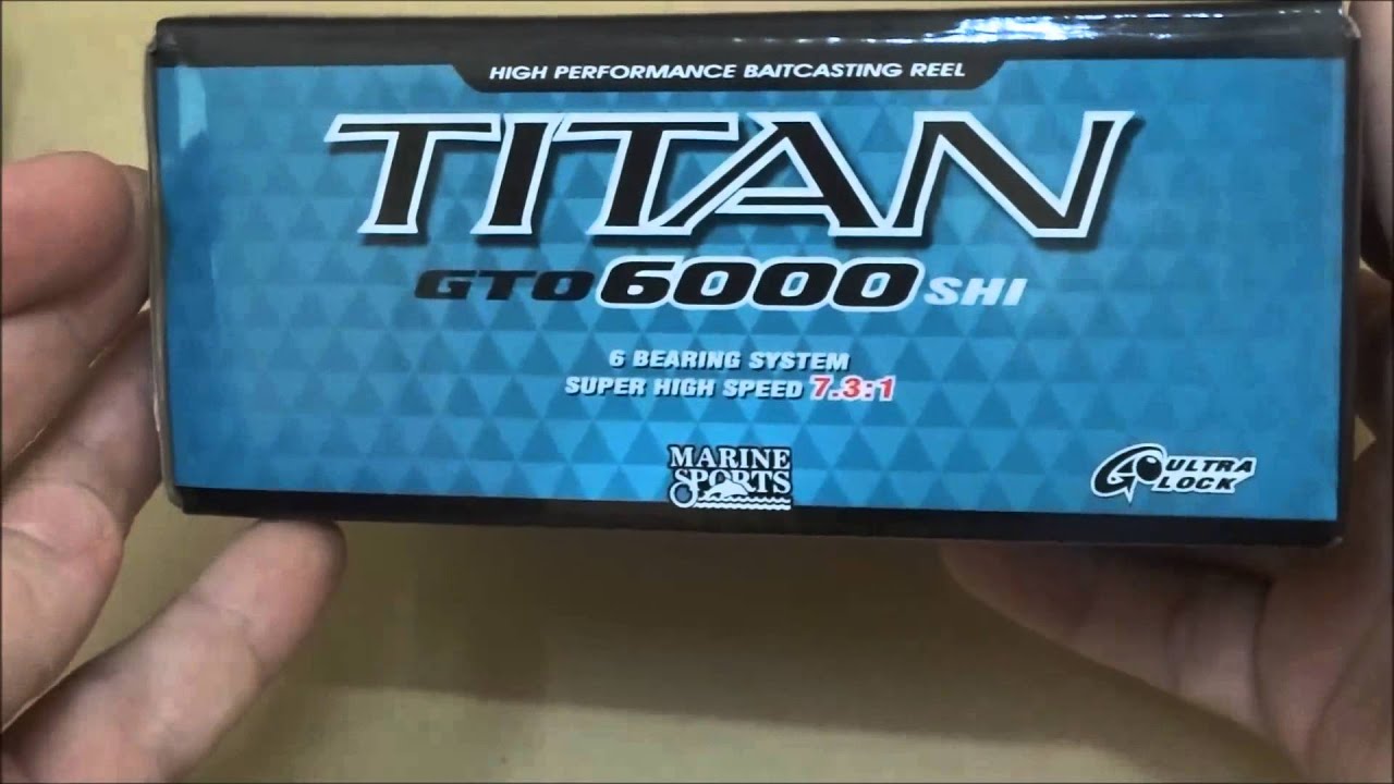 Carretilha Marine Sport Titan Gto 6000 - YouTube