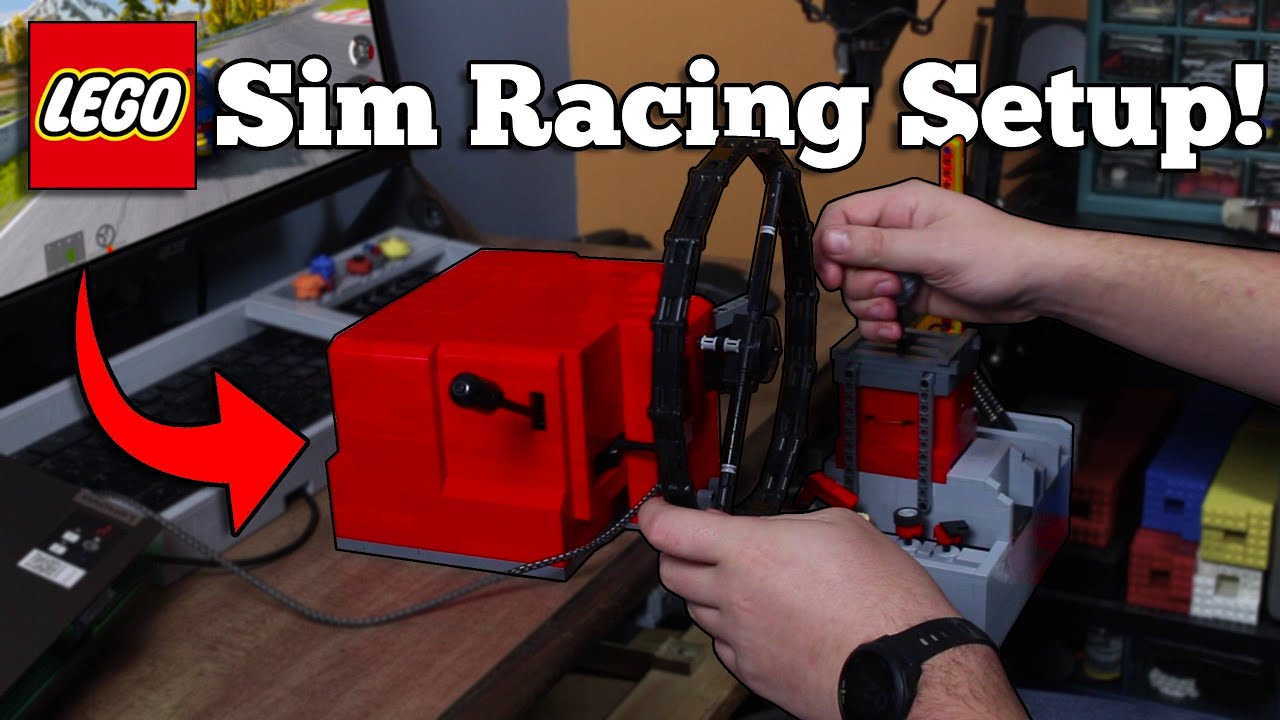 I Built A FULLY WORKING Sim Racing Setup out of LEGO! - YouTube